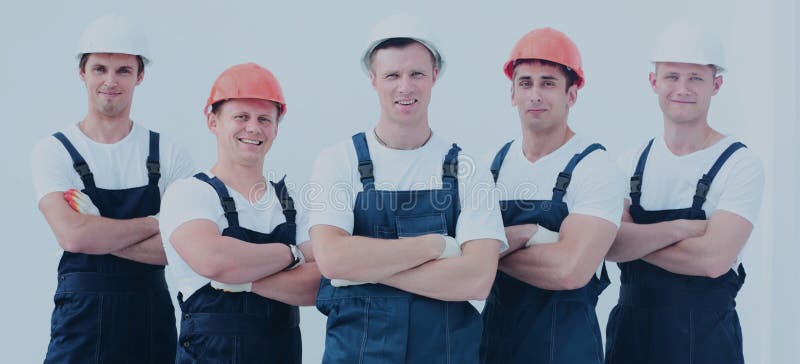 Group of Professional Industrial Workers Stock Photo - Image of people ...