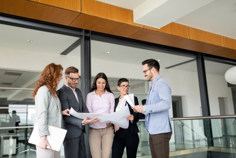 Group of Professional Successful Young Business People Stock Photo ...