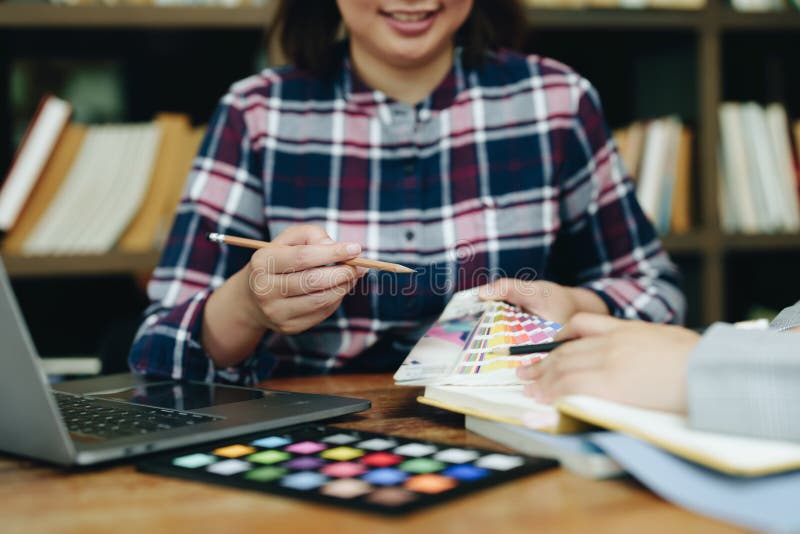 A Group of Professional Web Developer and Graphic Designer Stock Photo ...