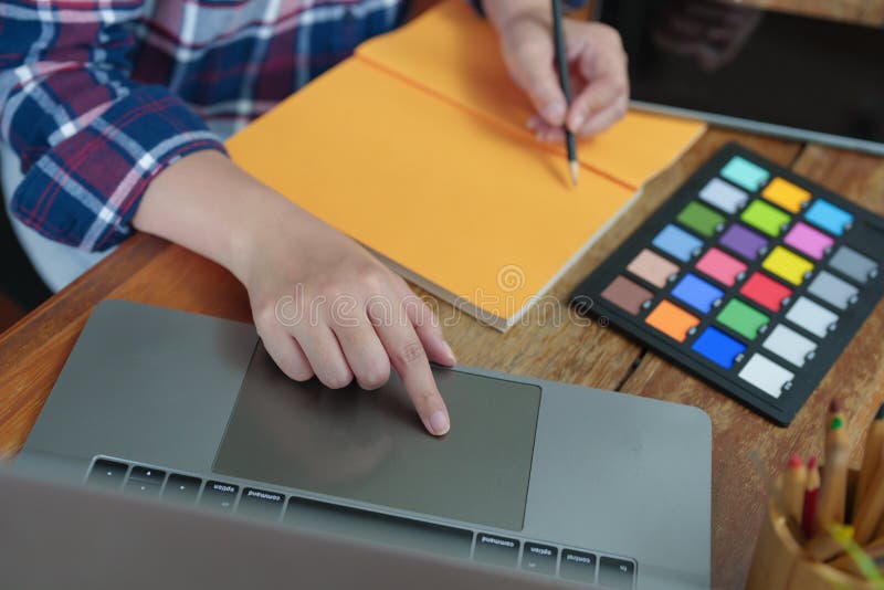 A Group of Professional Web Developer and Graphic Designer Stock Image ...