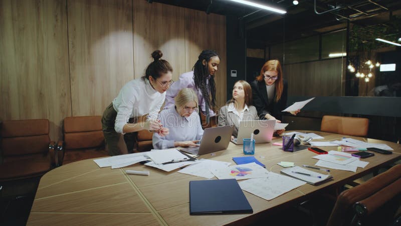 Diverse Women Collaborating in Modern Workspaces Promotes Ambition ...