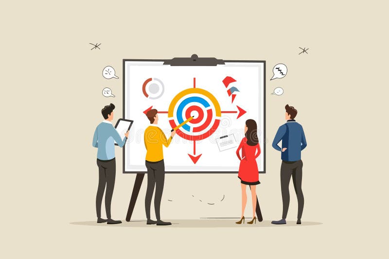 Group of Professionals Discussing Target Oriented Strategy on ...