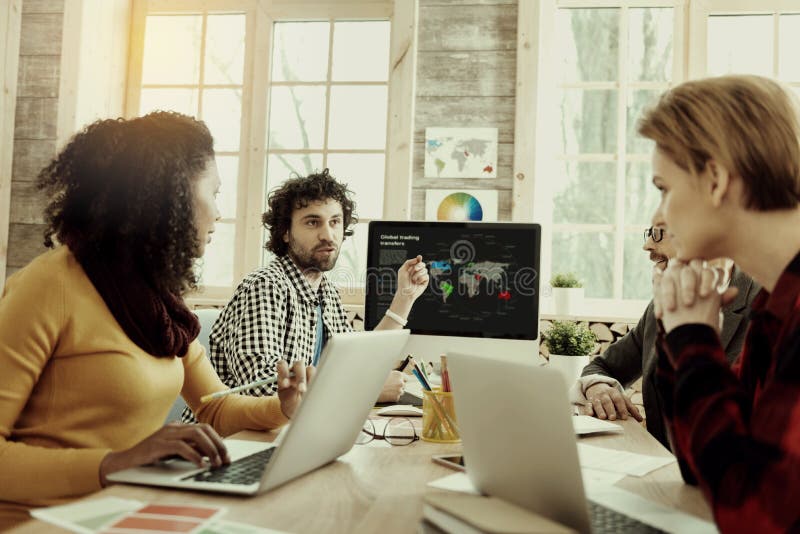 Group of Professionals Generating Ideas for the Project Stock Photo ...