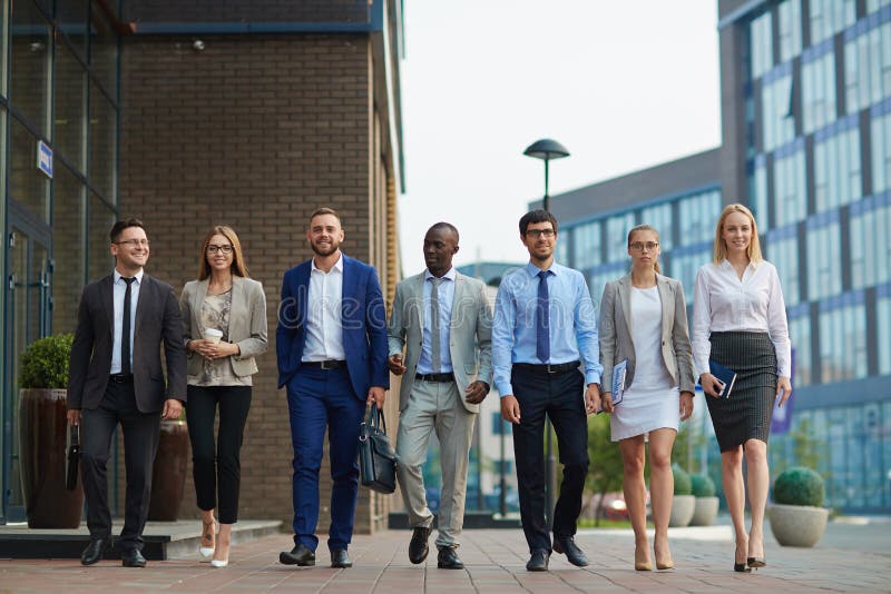 Group of professionals stock photo. Image of suit, urban - 79042414