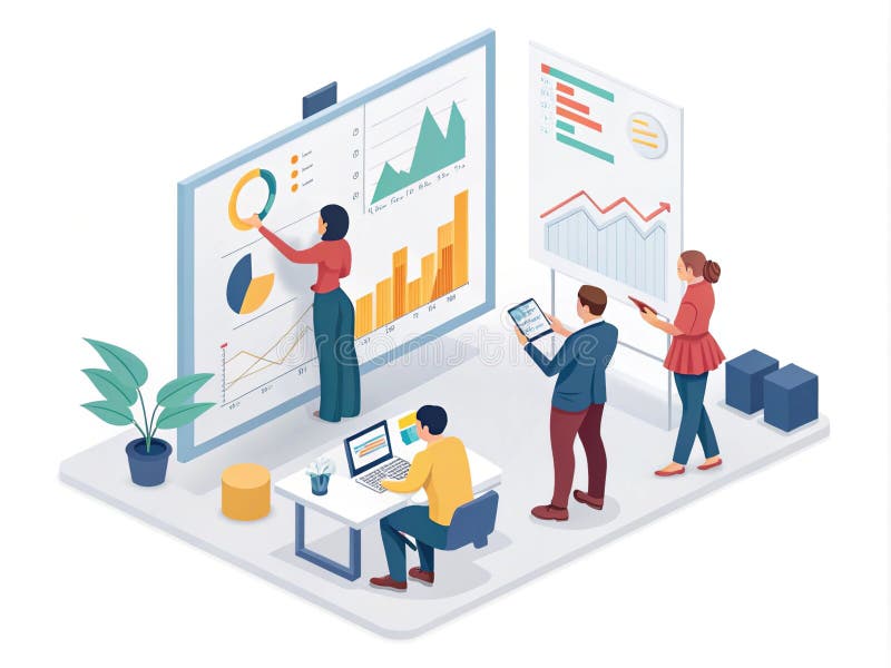 Team Collaboration Analyzing Business Data with Digital Tools and ...