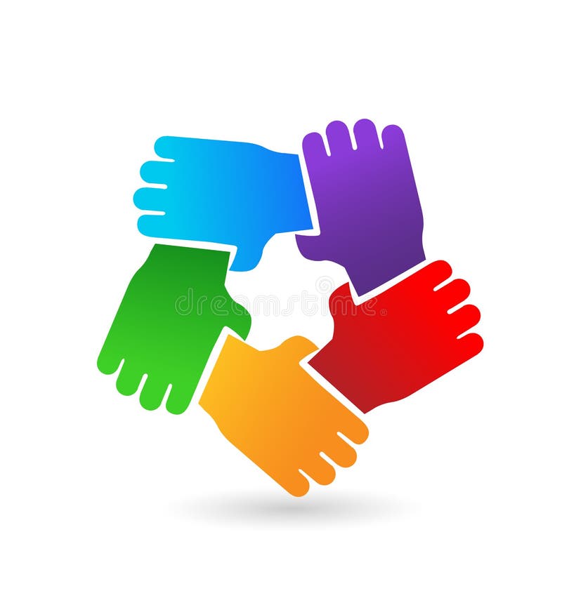 Group of Protecting Hands Icon Stock Vector - Illustration of human ...