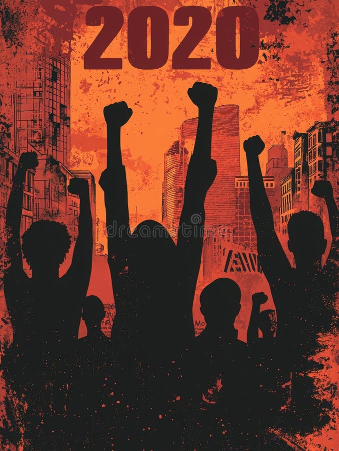 Protesters Raise Fists in Solidarity during Social Justice Movement in ...