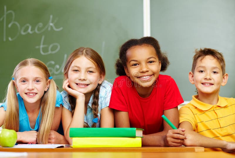 Group of pupils stock image. Image of lesson, little - 23638037