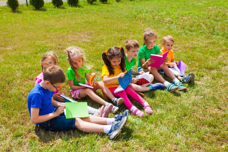 Practical Lesson of Natural Science Stock Image - Image of friends ...