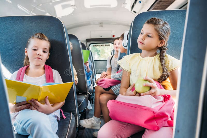 Kids Riding School Bus Stock Photos - Free & Royalty-Free Stock Photos ...