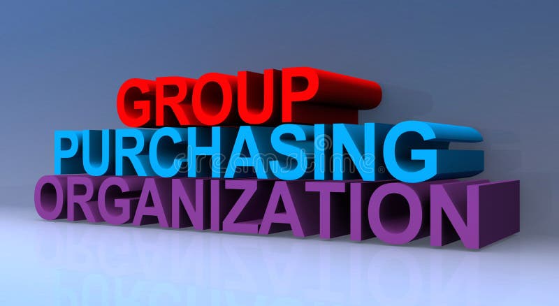 Group Purchasing Organization Stock Illustration - Illustration of ...