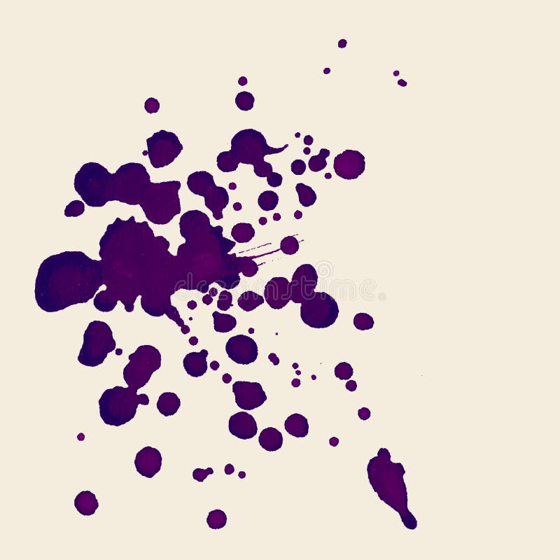 Purple Ink Blots Background Stock Illustration - Illustration of colors ...