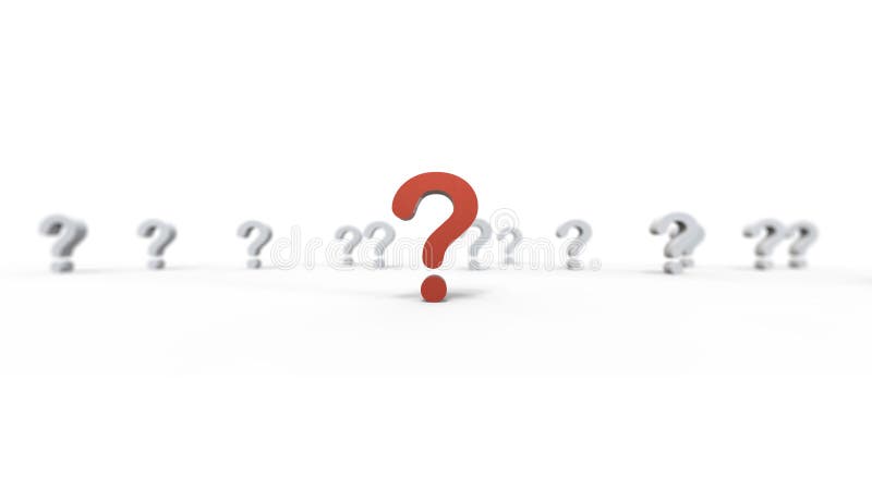 Group of Question Mark Icon Isolated on White Background.Illustration ...