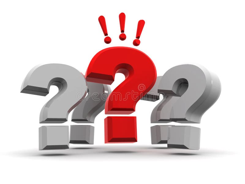 Group of questions stock illustration. Illustration of rendering - 9467051