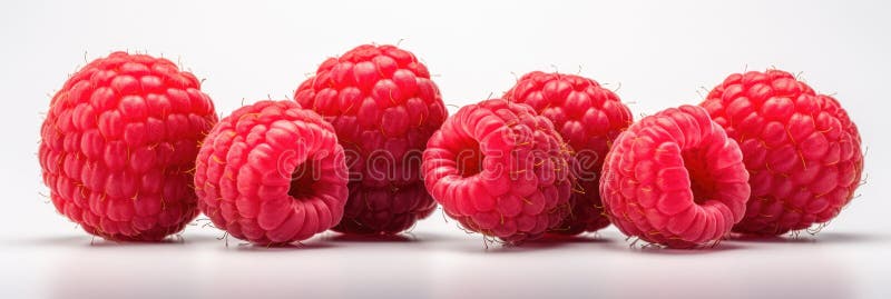 A Group of Raspberries Sitting Next To Each Other Stock Illustration ...