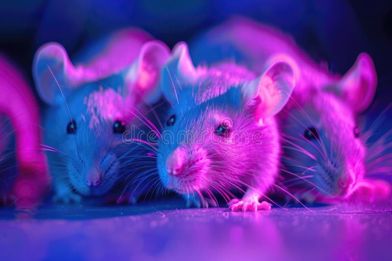 A Group of Rats Gathered Next To Each Other Stock Photo - Image of ...