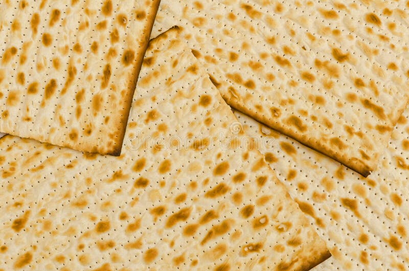 A Group of Rectangular Matzot Stock Image - Image of yiddish, jewish ...
