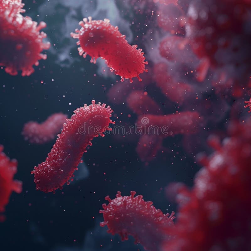 Red Blood Cells Floating in Water Stock Illustration - Illustration of ...