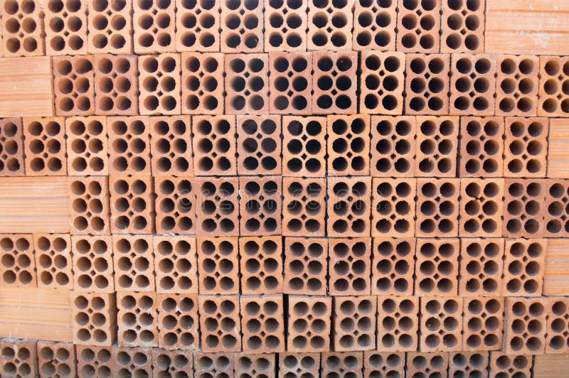 Group of red bricks stock image. Image of group, stack - 30424989