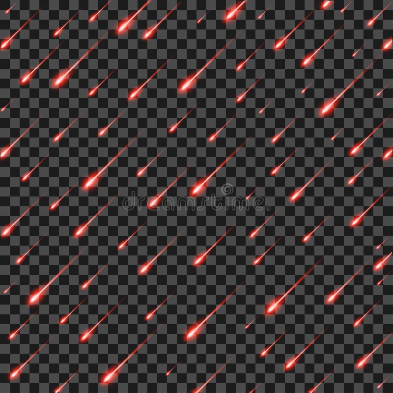 Group of Red Falling Stars - Vector Stock Illustration - Illustration ...