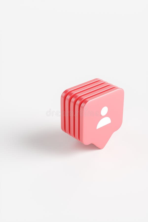 Group of Red Likes on a White Background. Stock Illustration ...