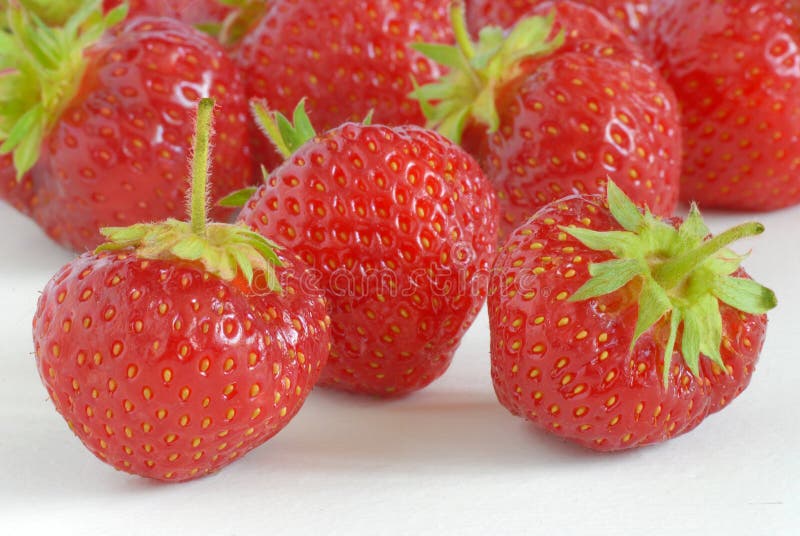 Group of red strawberries stock image. Image of food - 111706269