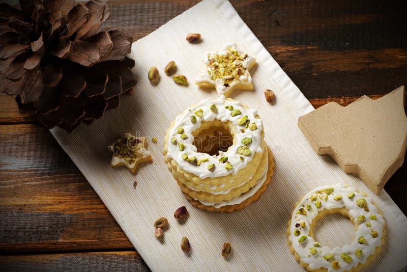 Group of ring cookies stock image. Image of rustic, delicious - 63230929