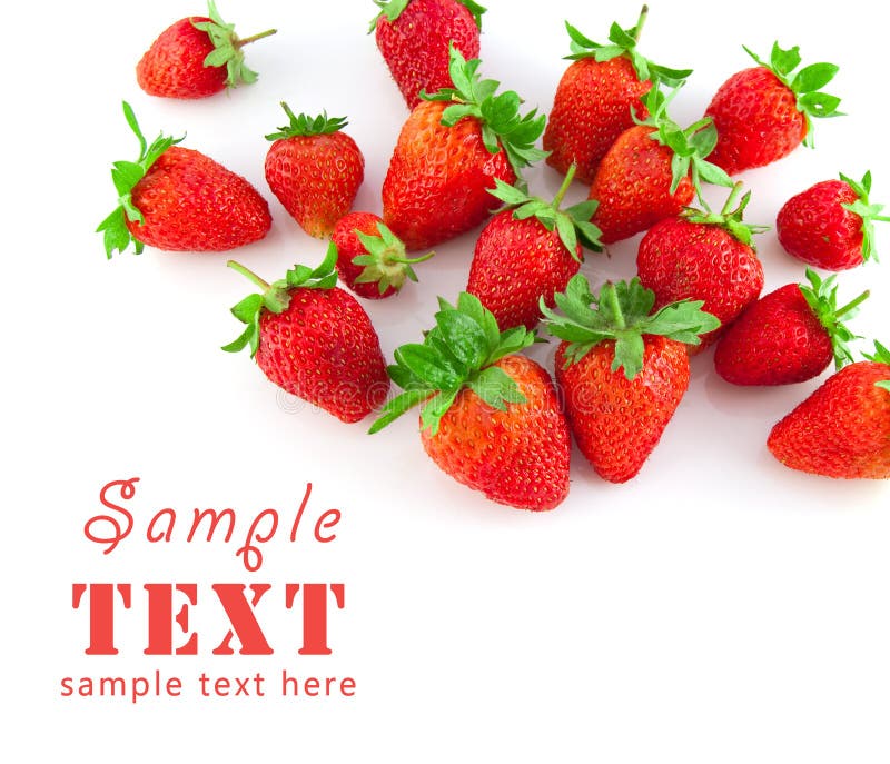 Group of a ripe strawberry stock image. Image of dessert - 13767855