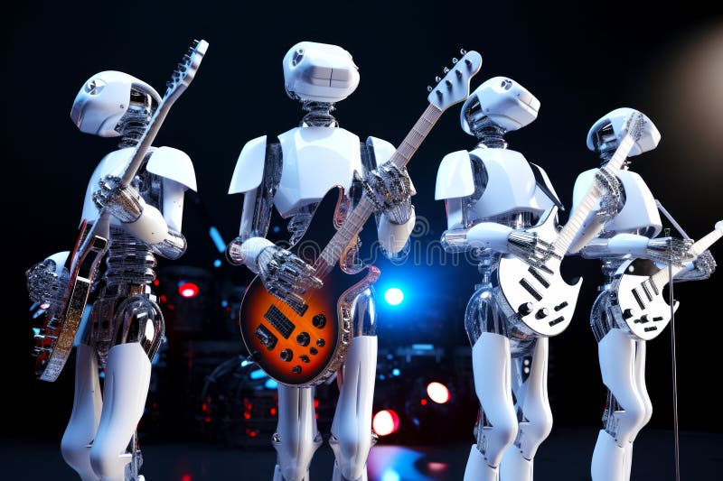 Robot Musicians Stock Illustrations – 47 Robot Musicians Stock ...