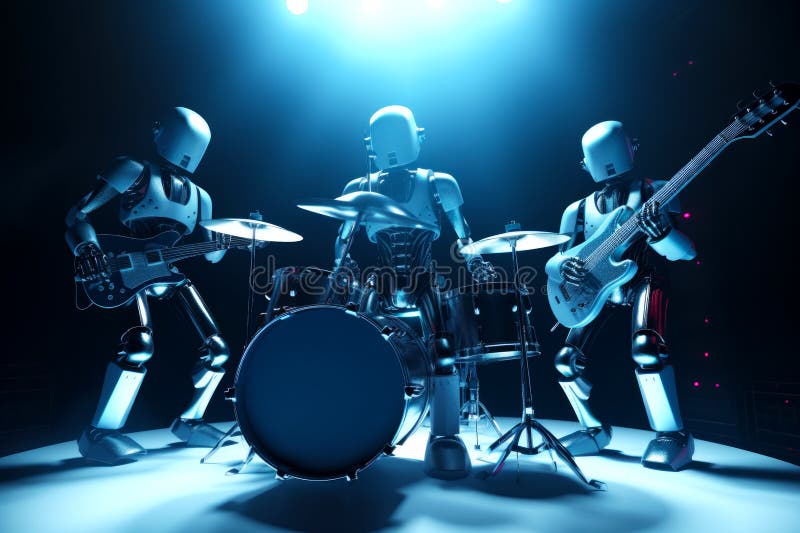 Robot Musicians Stock Illustrations – 28 Robot Musicians Stock ...