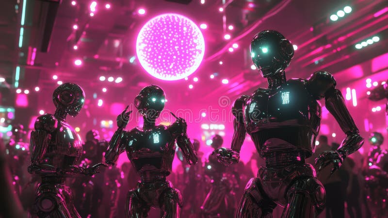 Robot Music Dance Group Stock Photos - Free & Royalty-Free Stock Photos ...