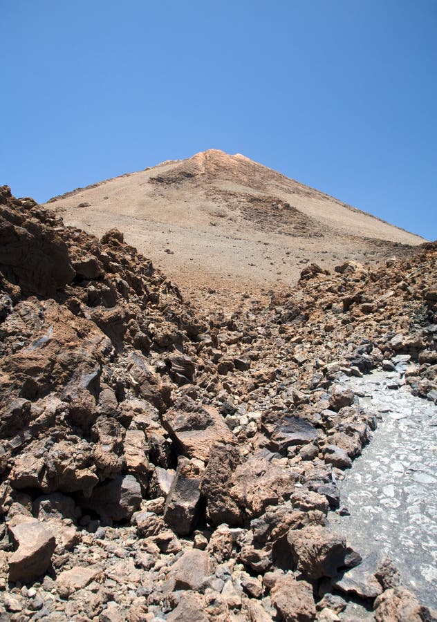 Group of Rocks Down the Volcano Stock Photo - Image of rock, teide: 6163308