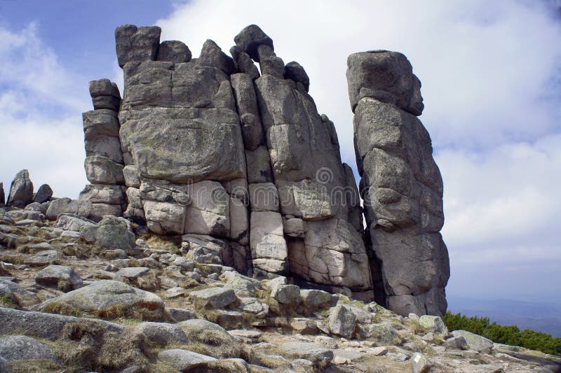 A Group of Rocks of Many Colors. Stock Image - Image of stonewall ...