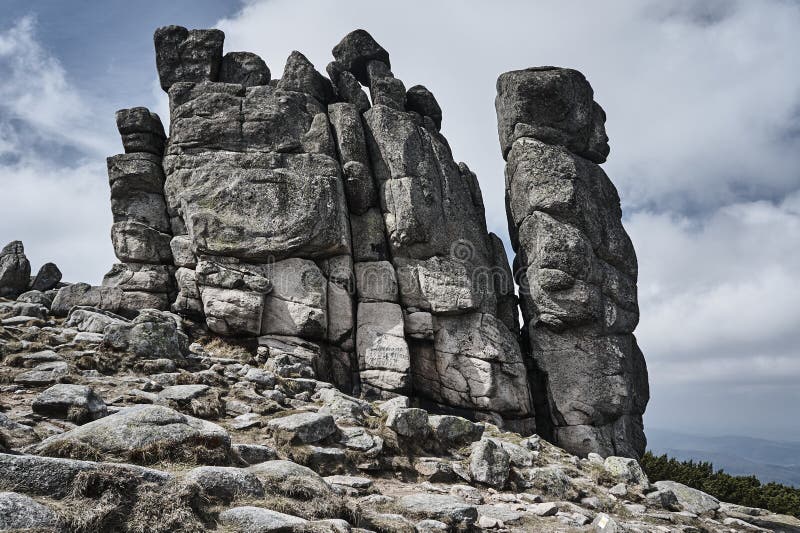 A Group of Rocks of Many Colors. Stock Image - Image of stonewall ...