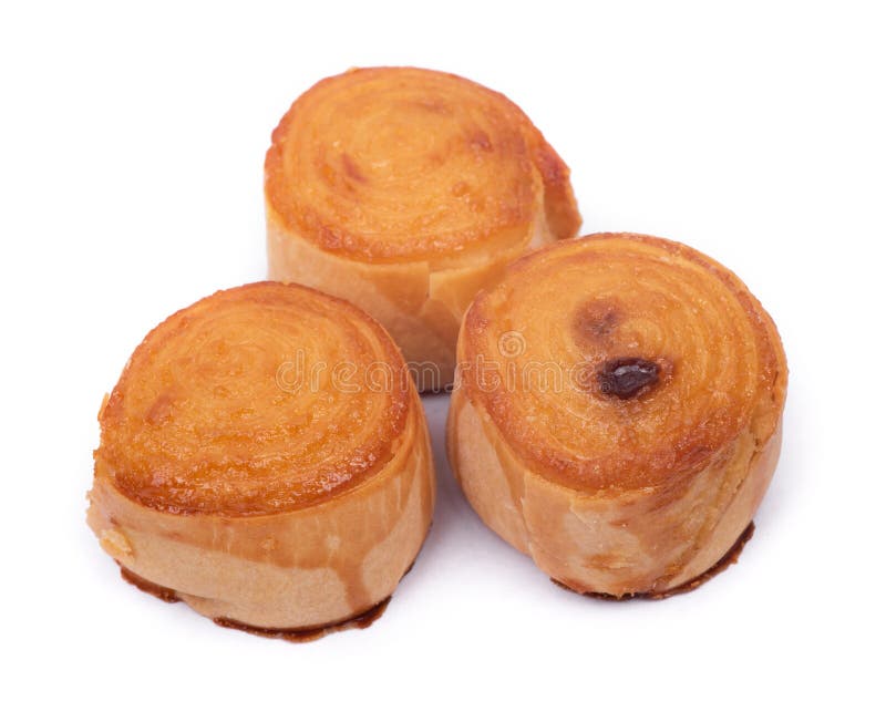 Group of rolled pastries stock photo. Image of fresh - 209427860