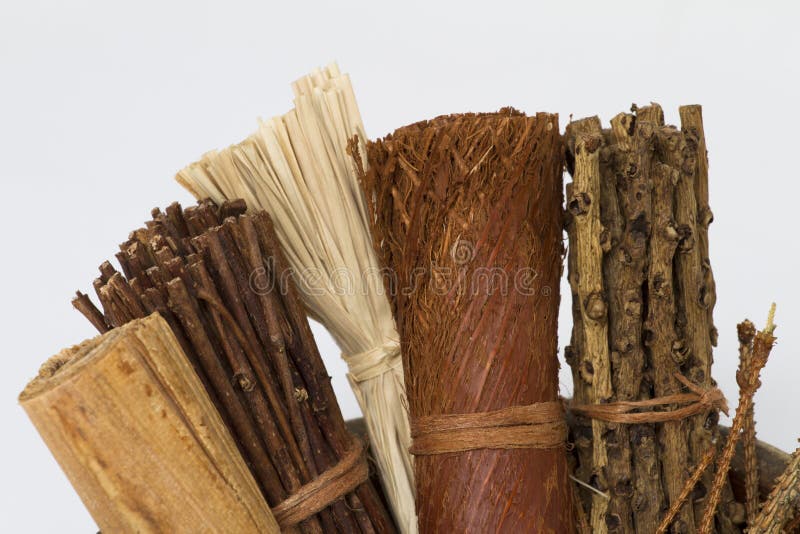 A Group of Rolled Wooden Decorative Items Stock Photo - Image of ...