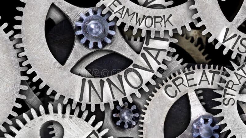 Tooth Wheels with Innovation and Creativity Concept Stock Video - Video ...
