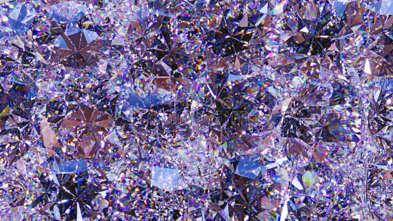 Group of Round Diamonds. Texture Closeup. 3D Illustration Stock ...