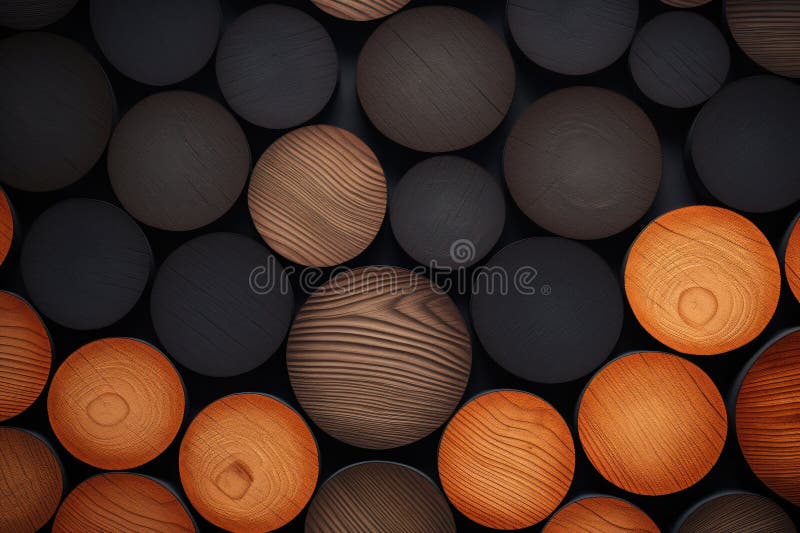 A group of round objects stock illustration. Illustration of objects ...