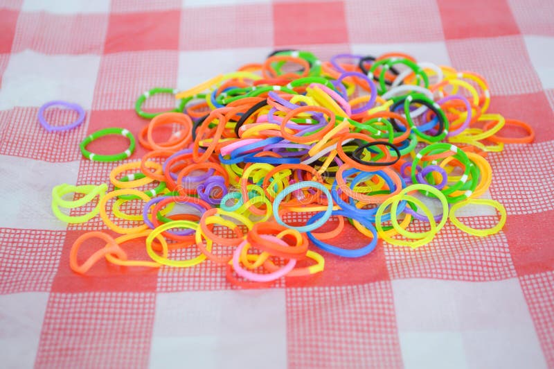Group of rubber bands stock image. Image of flexibility - 126681015