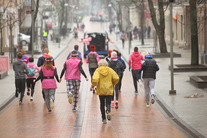 Group of running people editorial photo. Image of runner - 70209296