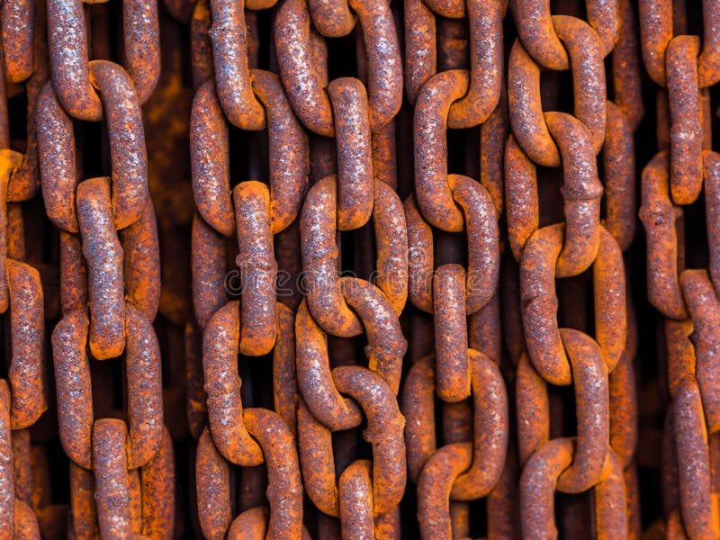 Group of Rusty Chain Texture Stock Image - Image of industrial, concept ...