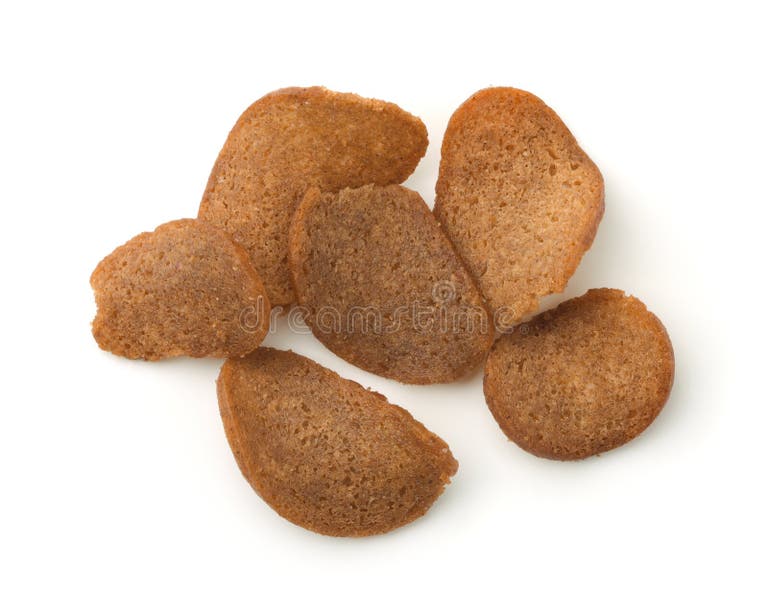Group of rye bread chips stock photo. Image of crispbread - 387996290