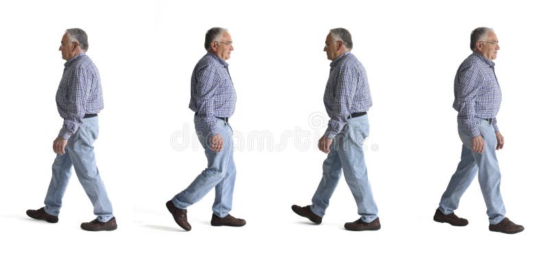 189 Elderly Man Walking Side View Stock Photos - Free & Royalty-Free ...