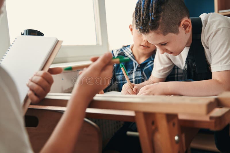 We Learn Better when we Help Each Other Stock Image - Image of notes ...