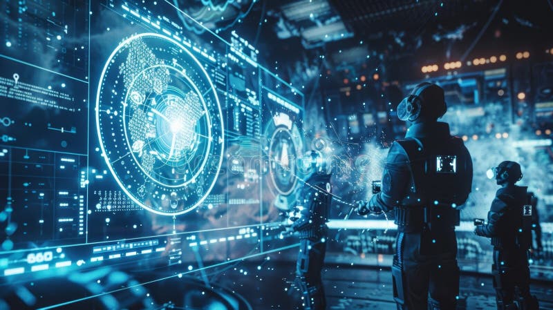 A Group of Scientists in a Space Station Conducting Groundbreaking ...