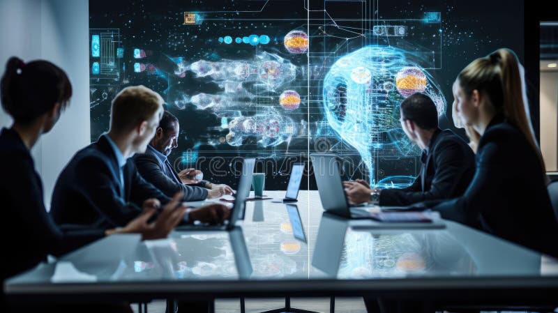 A Group of Scientists Specializing in Artificial Intelligence Stock ...