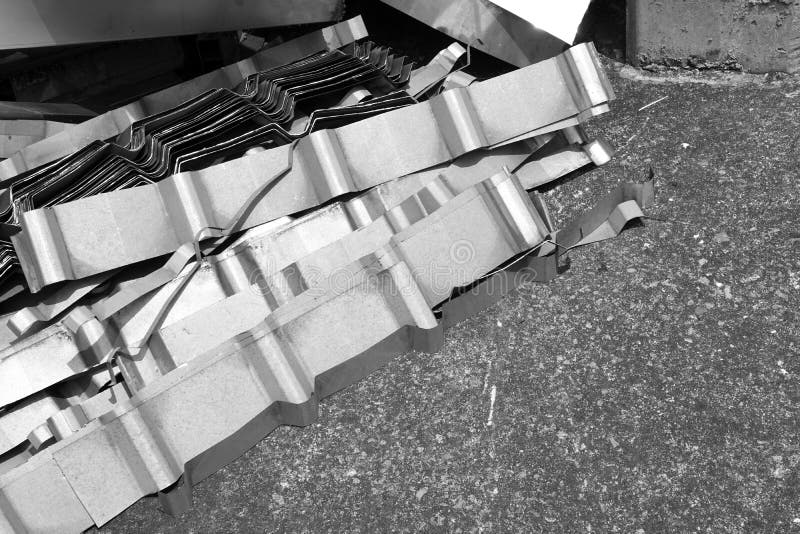 Scrap material in factor stock photo. Image of equipment - 161929596