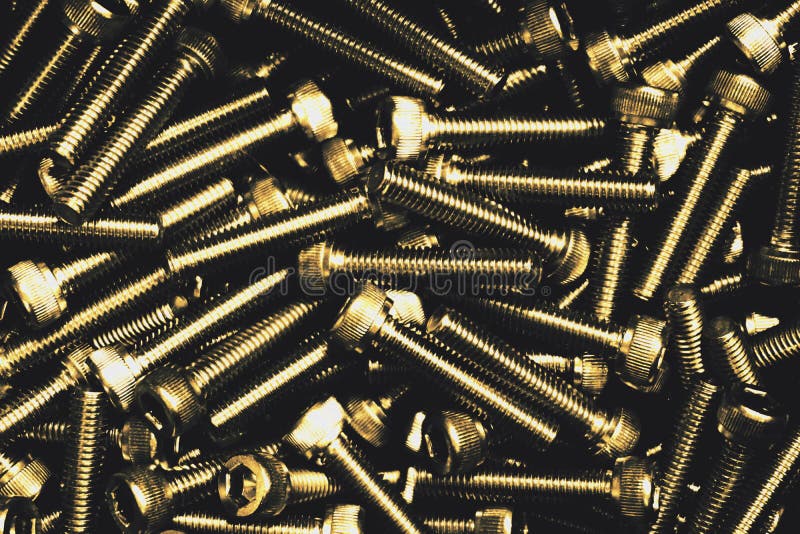 Group of screws stock image. Image of silver, iron, steel - 6887557