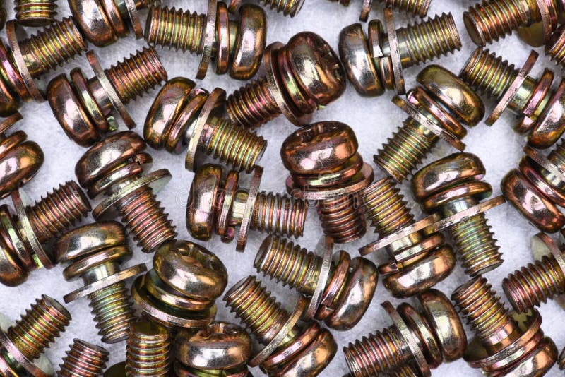 Group of screws top view stock photo. Image of small - 68786366